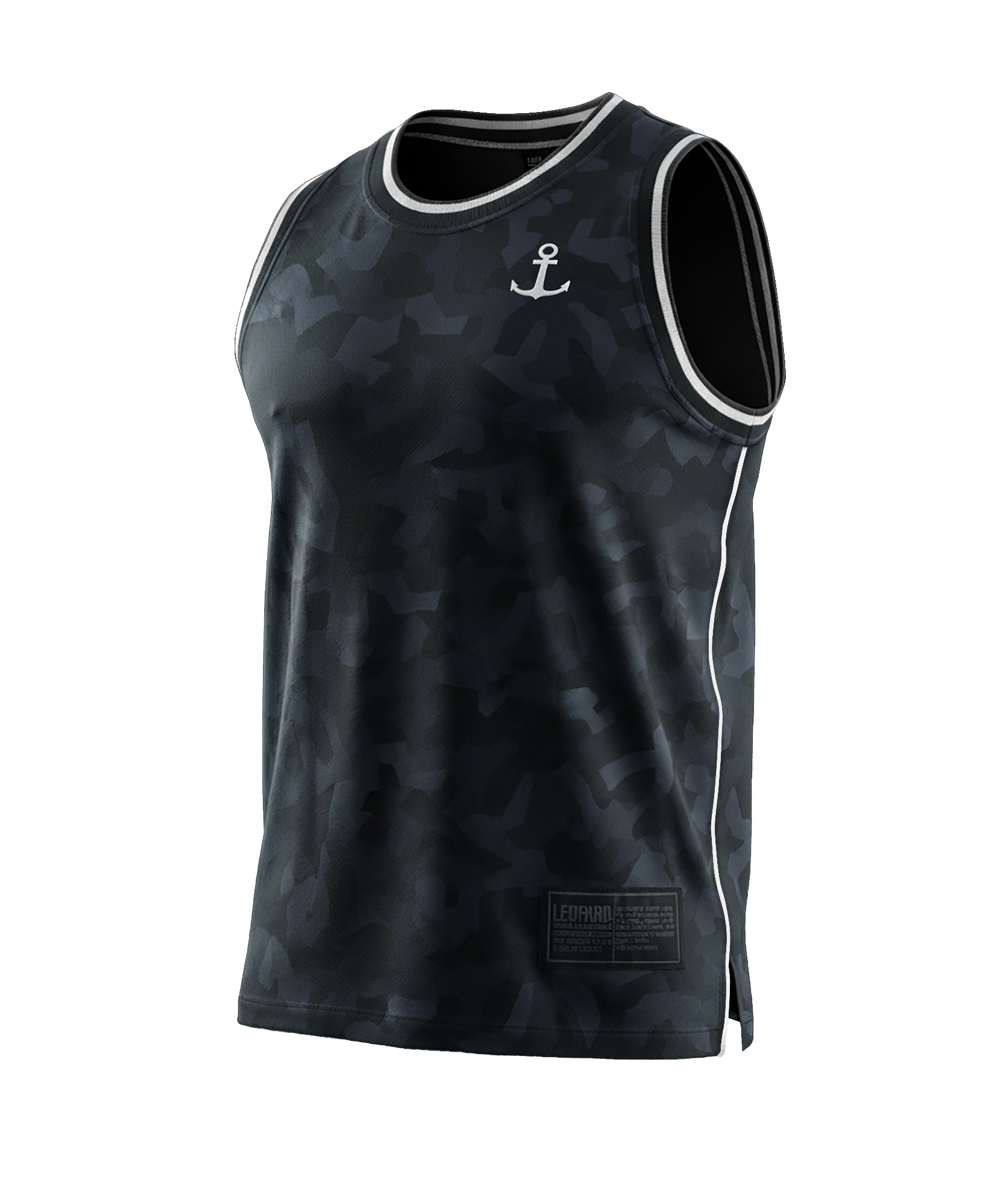 Mesh Jersey Mamba State Ghost Anchor Logo
