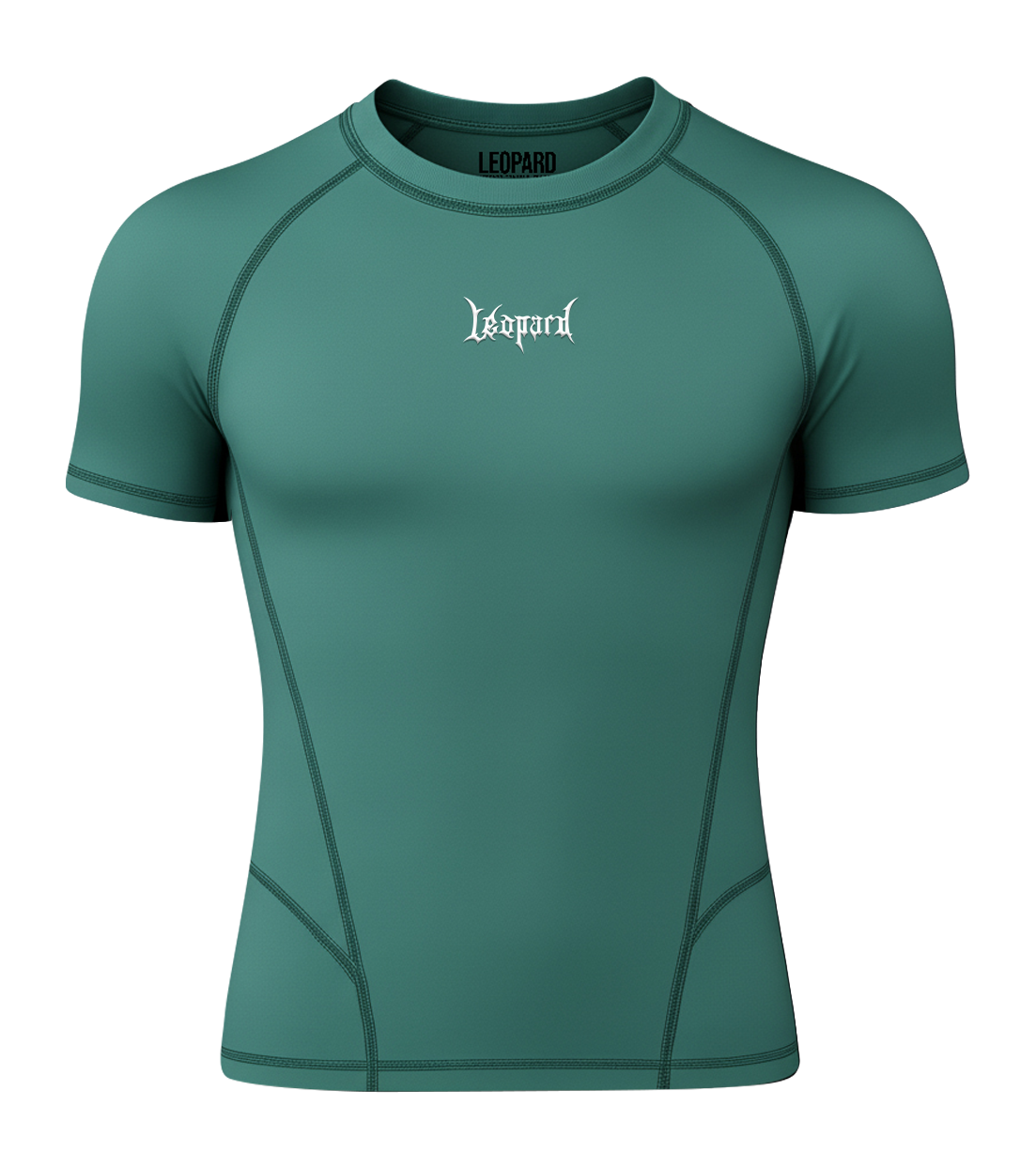 John Leopard - Strike Ops Compression Short Sleeve Dark Green