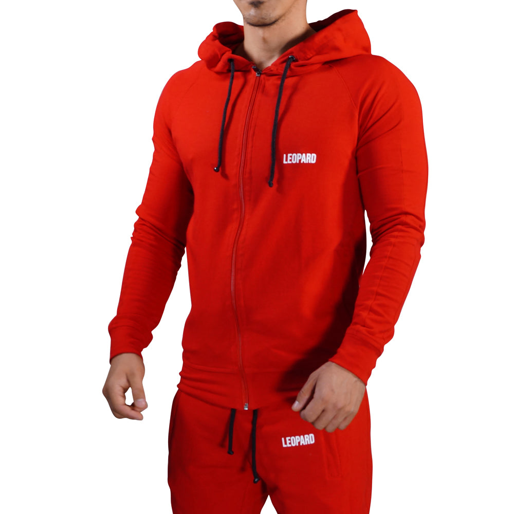 John Leopard - Alpha Track Jacket Red